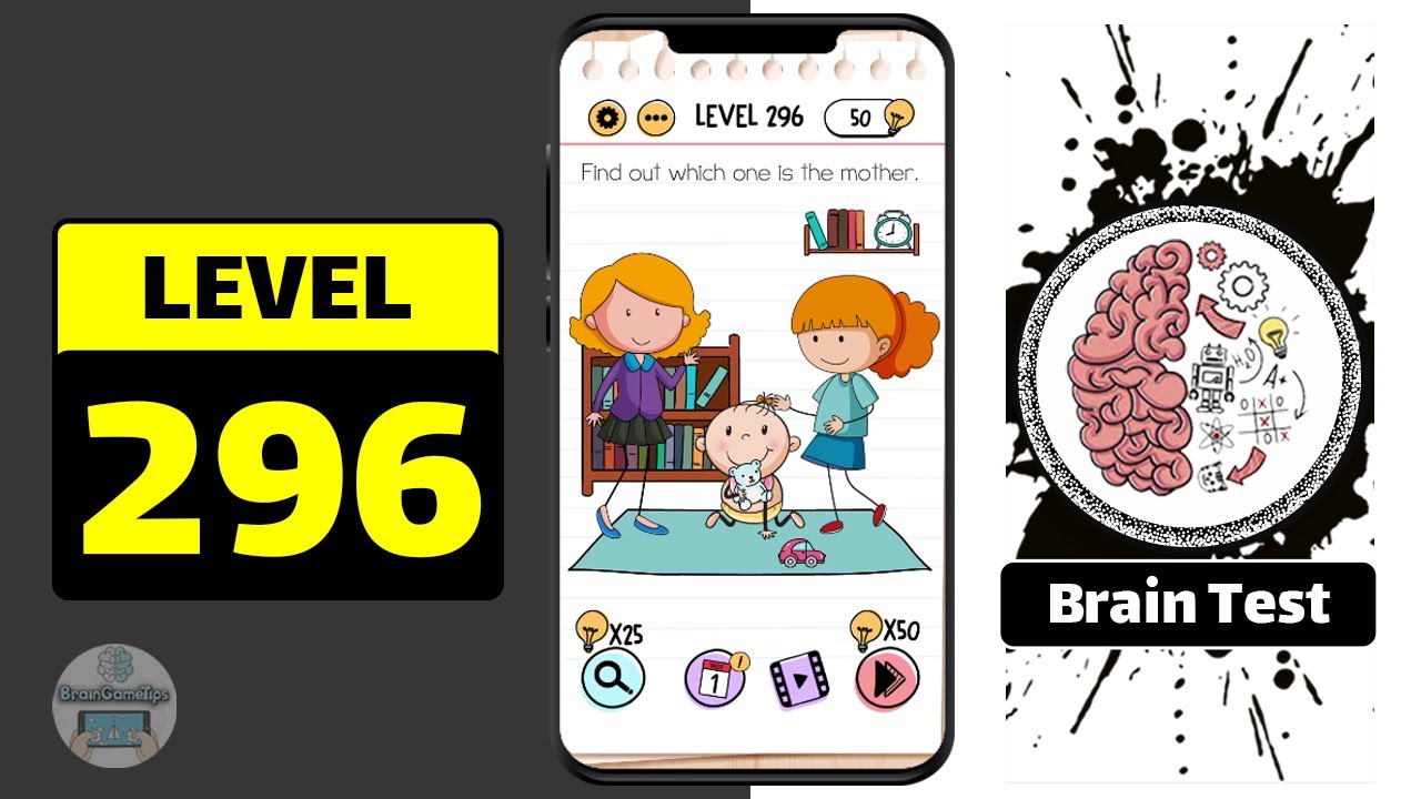 Brain Test Level 296 Walkthrough - YouTube