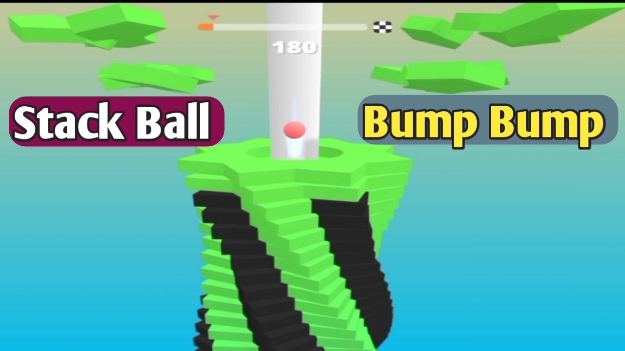 Stack Ball Bump Bump Game । Stack Ball Gameplay । level 55 to 60 ...