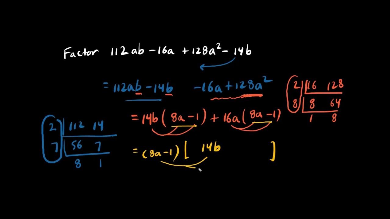 BC Math 10 Factoring 4 - YouTube