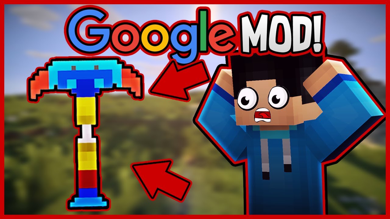 JAK UDĚLAT GOOGLE ZBRAŇ V MINECRAFT?? - GOOGLE MOD !!! - YouTube