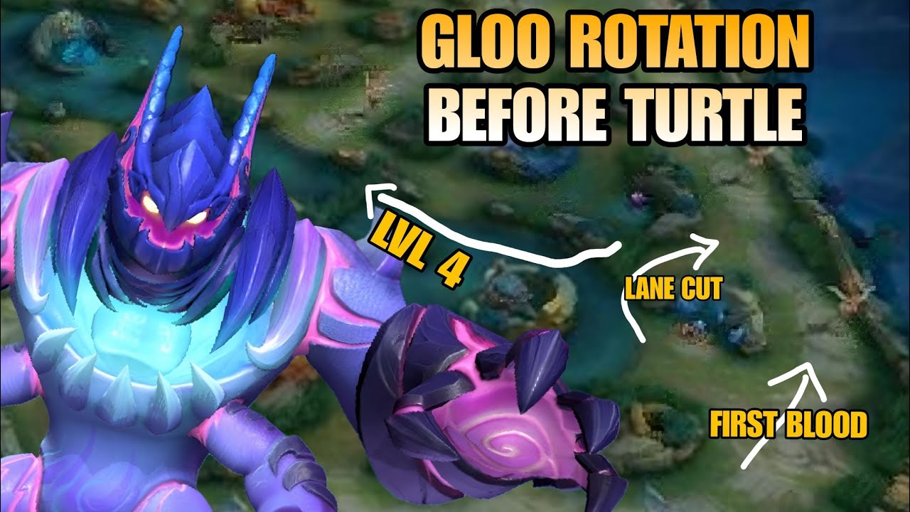 How to Rotate and Hit Level 4 FAST with Gloo Before Turtle | MLBB Tips ...