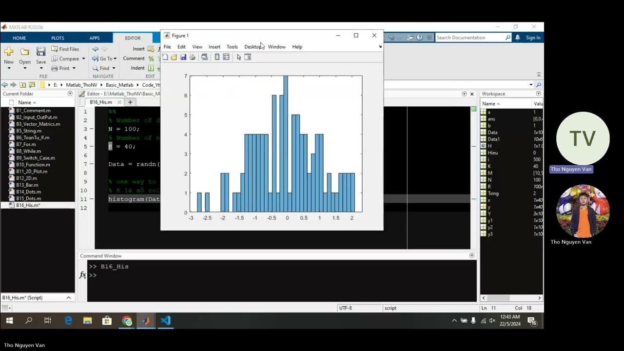 15 Histogram in matlab [Matlab Simulink] - YouTube