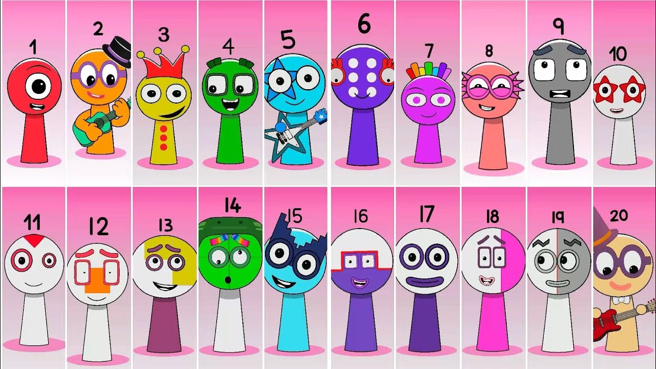 Sprunki OC Numberblocks: From Kid to Adult Evolution 1 to 20 ...