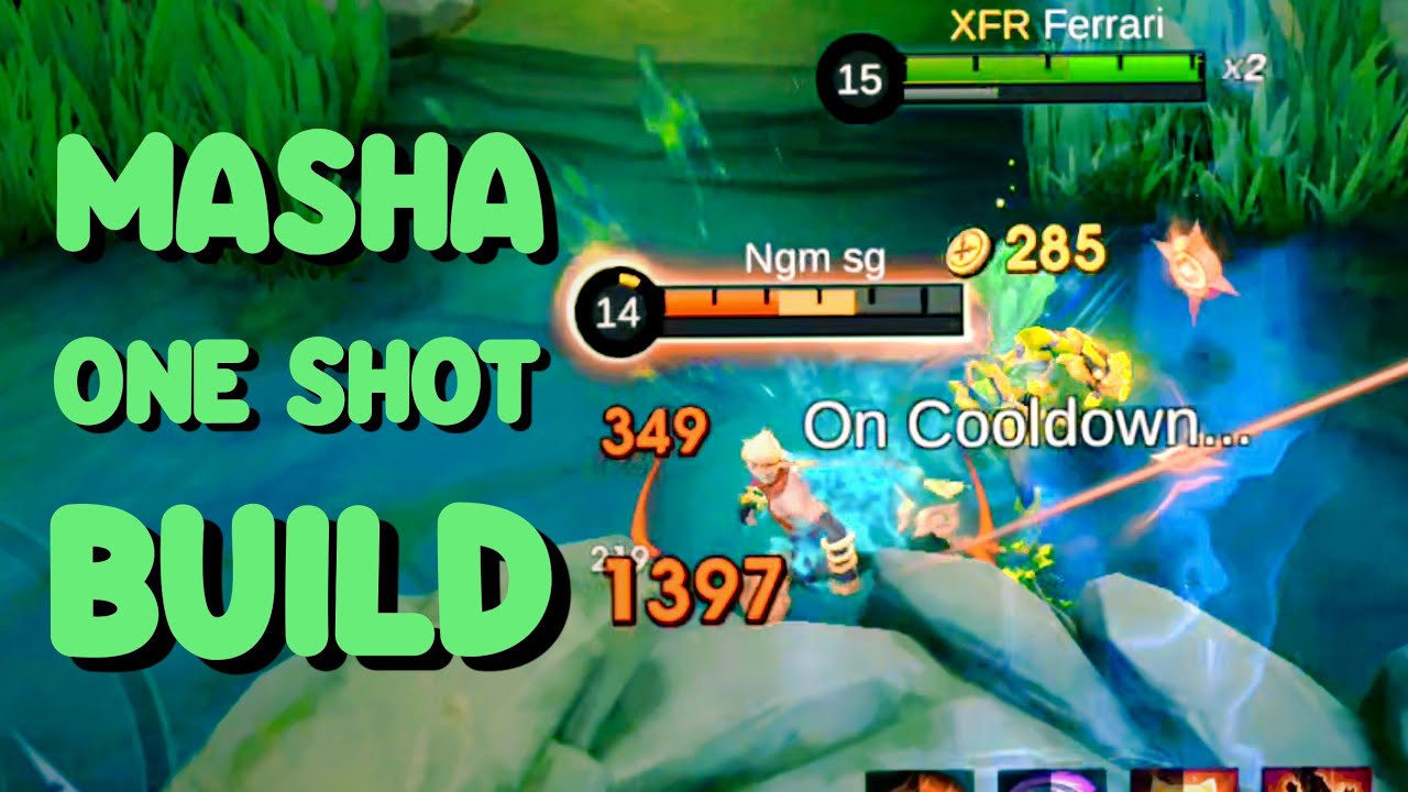 This Masha hits like a TRUCK 🚒 | Masha One Shot Build | Mobile Legends ...