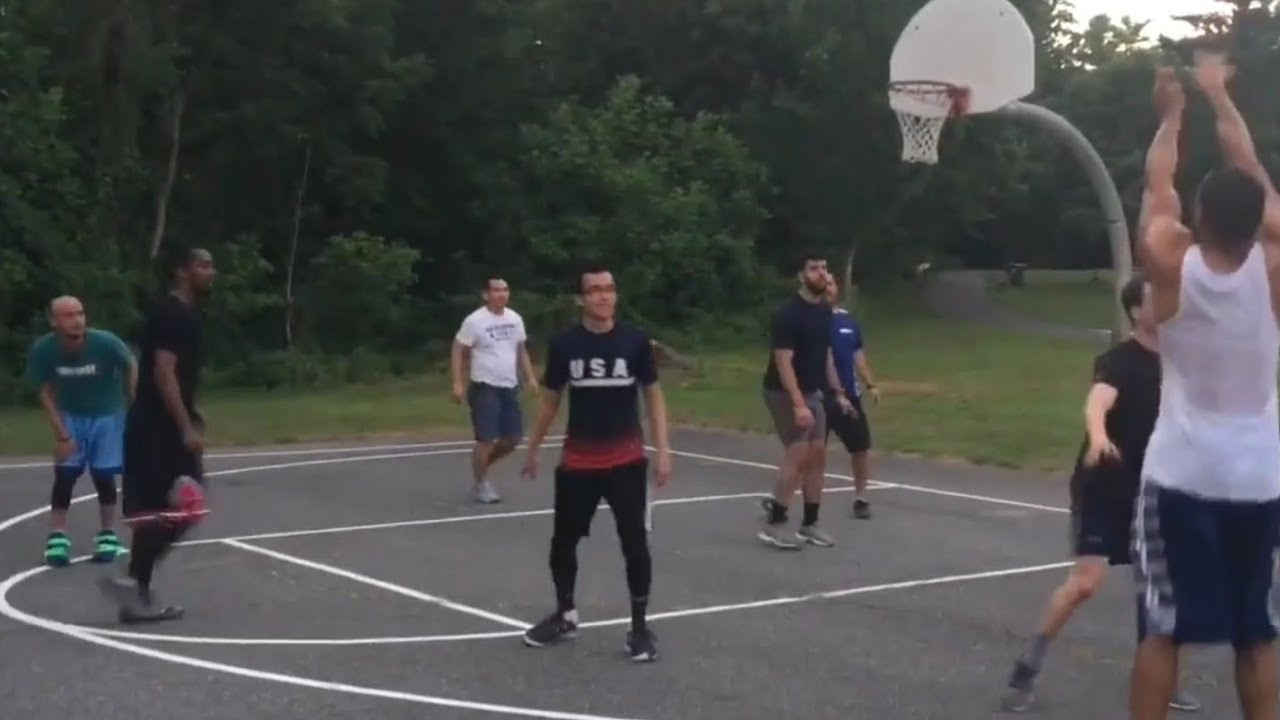 Throwback Thursday 🏀 Full Court Basketball on Double Rims 👀 - YouTube