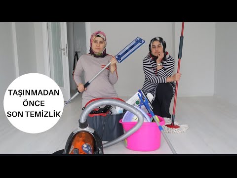 YENİ EVİMİ TEMİZLİYORUM | BOŞ EV TURU