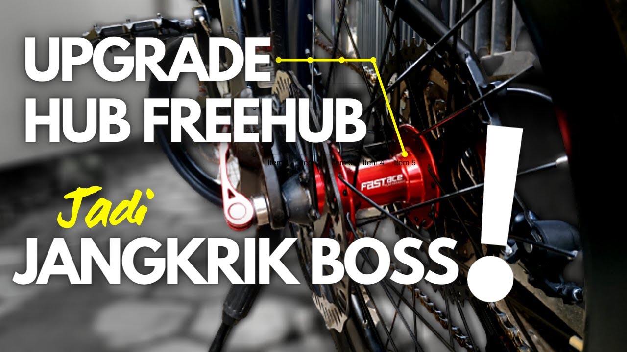 HUB FREEHUB FASTACE PELOR | Upgrade Jangkrik - YouTube