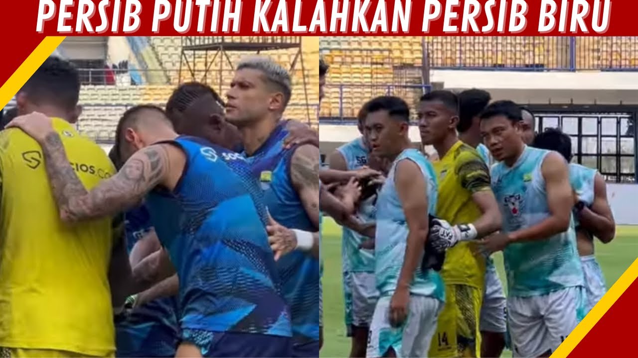 GAME INTERNAL PERSIB DI GBLA PERSIB BIRU VS PERSIB PUTIH - YouTube