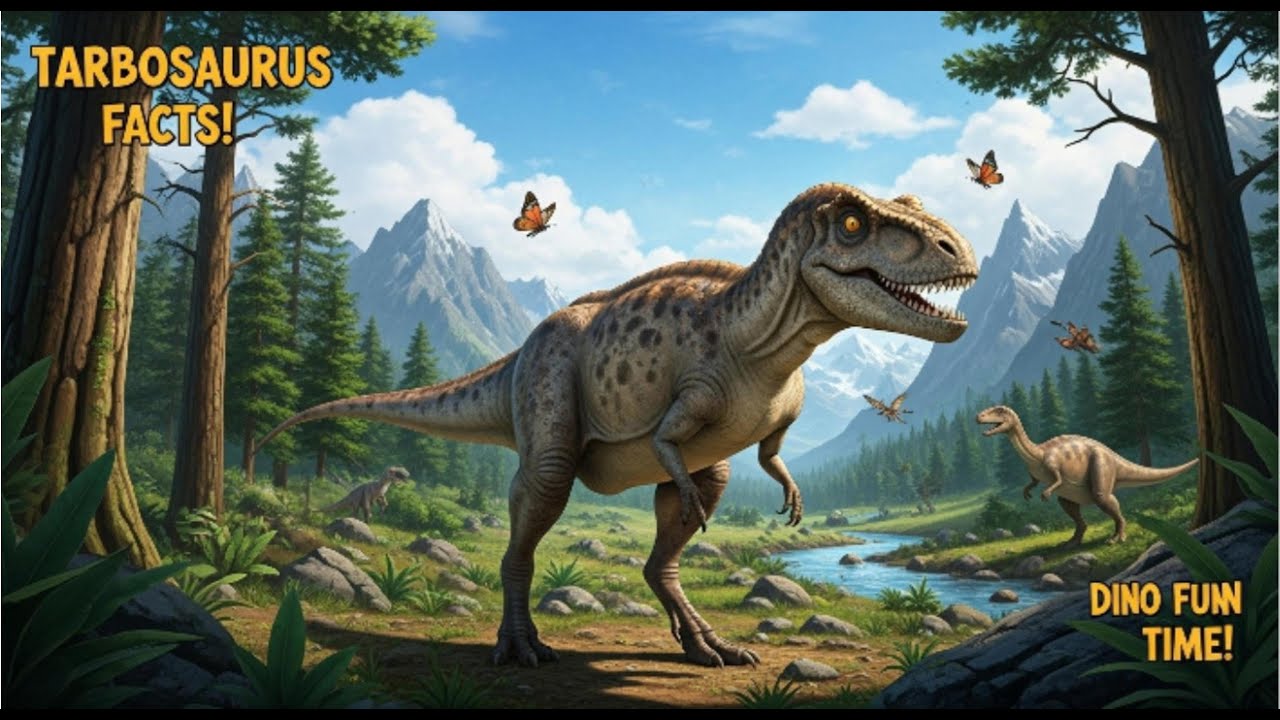 Tarbosaurus Facts for Kids 🦖 | Learn About the Mighty Dinosaur! - YouTube