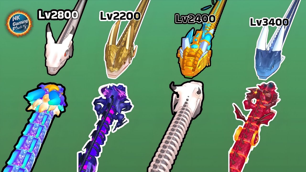 Snake Clash.io Level 7909 to 990960 level Max Epic Snakes Vs All Boss Fights 🤯 - YouTube