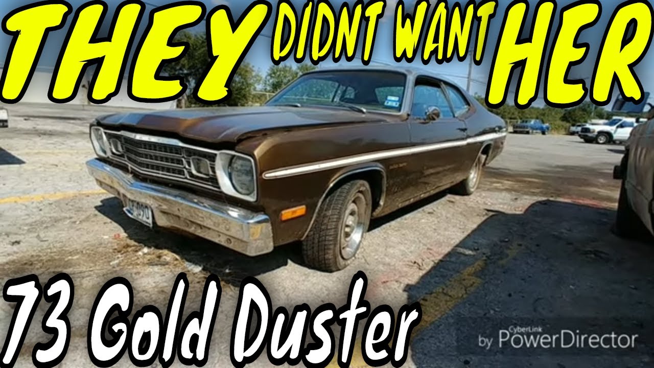 1973 Plymouth Gold Duster Junkyard Find - YouTube