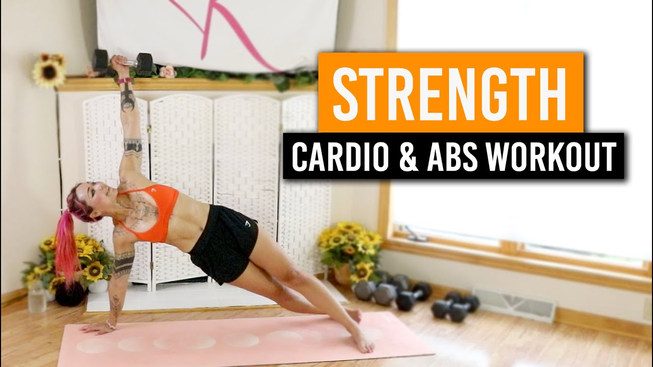 Super Fun Strength, Cardio & Abs Workout! - YouTube