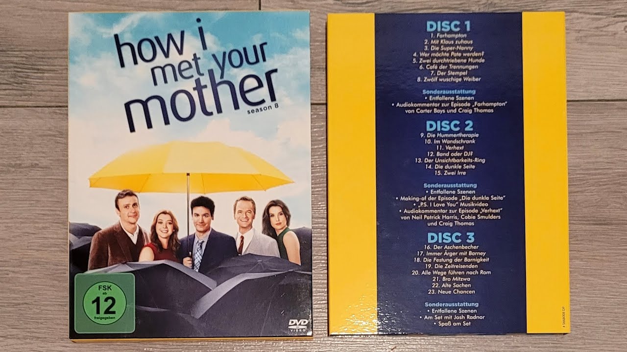 How I Met Your Mother - Season 8 - DVD Staffel 8 (3 DVDs) UNBOXING ...