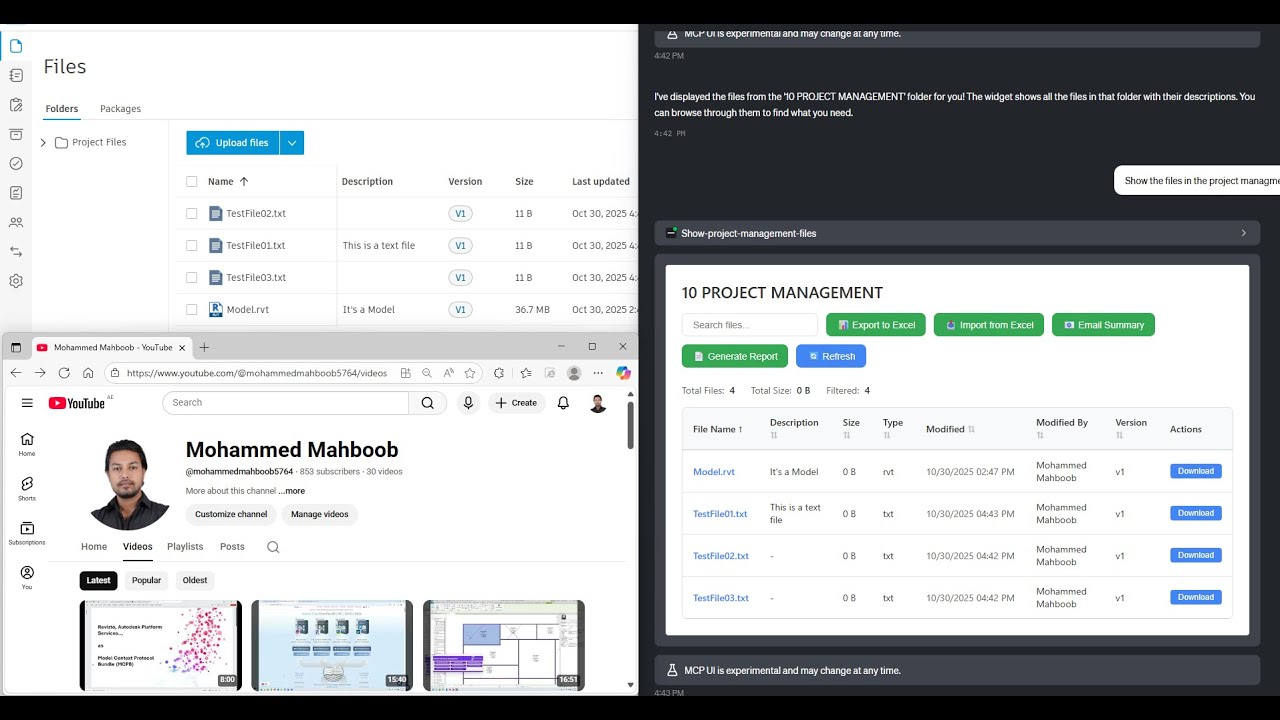 MCP-UI and Autodesk Construction Cloud / Interfaces Conversational ...