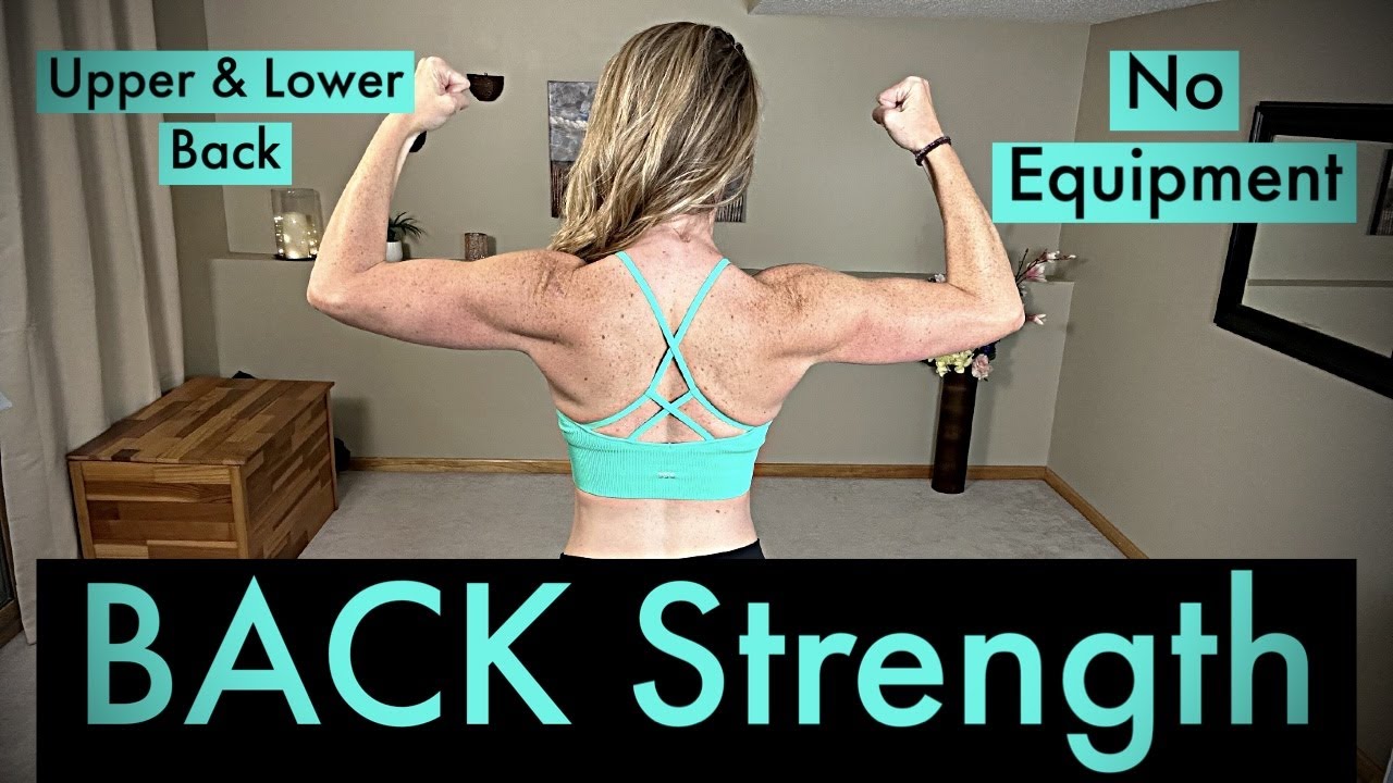 BACK STRENGTH // No Equipment // No Repeat // Improve Your Posture ...