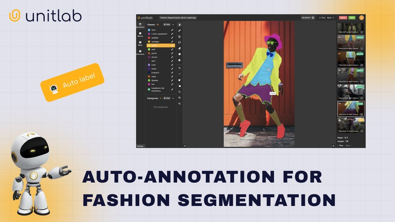 Auto-Annotation For Fashion segmentation - YouTube