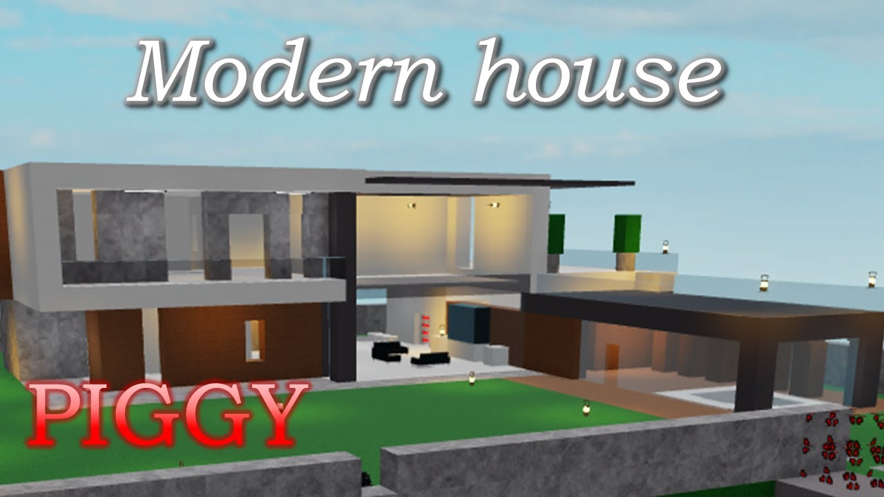 MODERN HOUSE [ROBLOX] piggy build mode 로블록스 피기 빌드모드 - YouTube