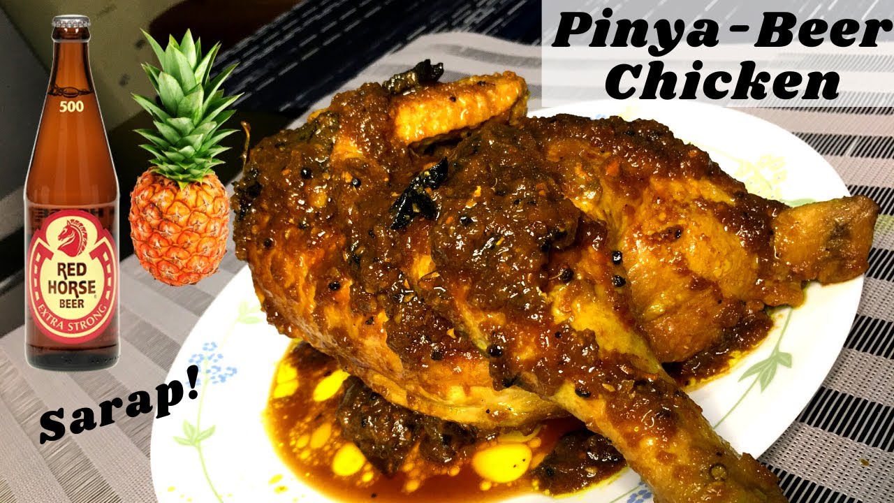 How to cook CHICKEN with Pineapple and Beer (Nilasing na Manok) - YouTube