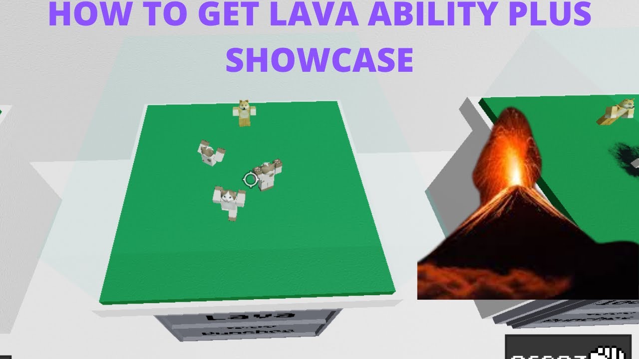 SHOWCASING LAVA ABILITY AND HOW TO GET IT - YouTube