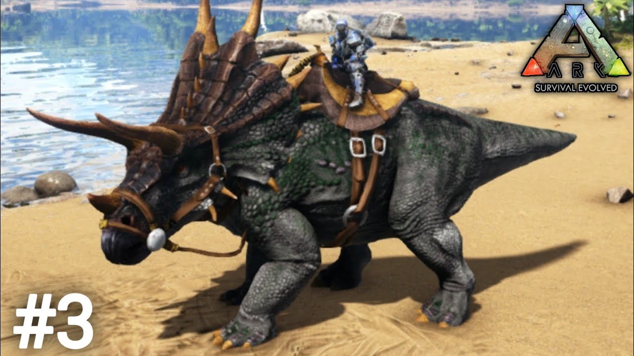 Taming High Level Trike In Ark Servival Evolved Mobile | Ep-3 - YouTube