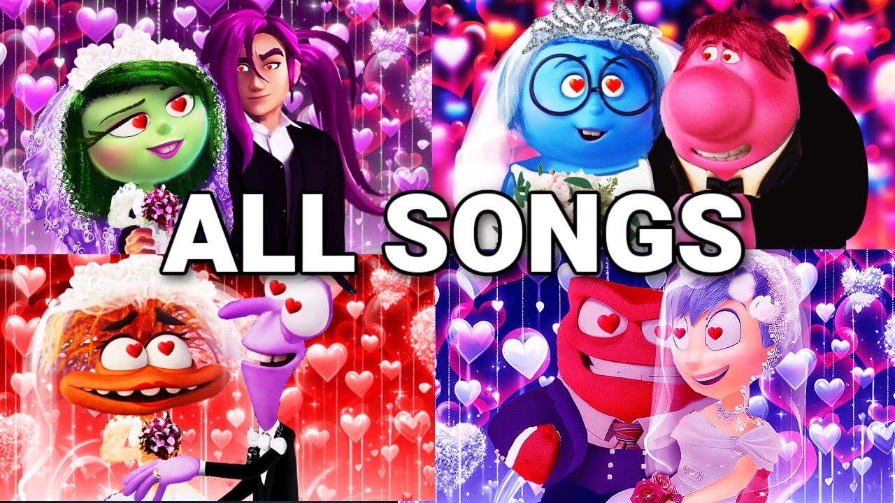 All Inside Out 2 Love Songs Animated Music Videos - YouTube Music