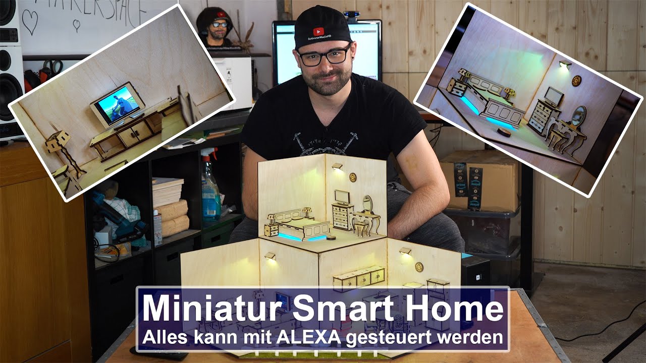 [Miniatur Smart Home] Alles kann mit ALEXA gesteuert werden [Tutorial ...
