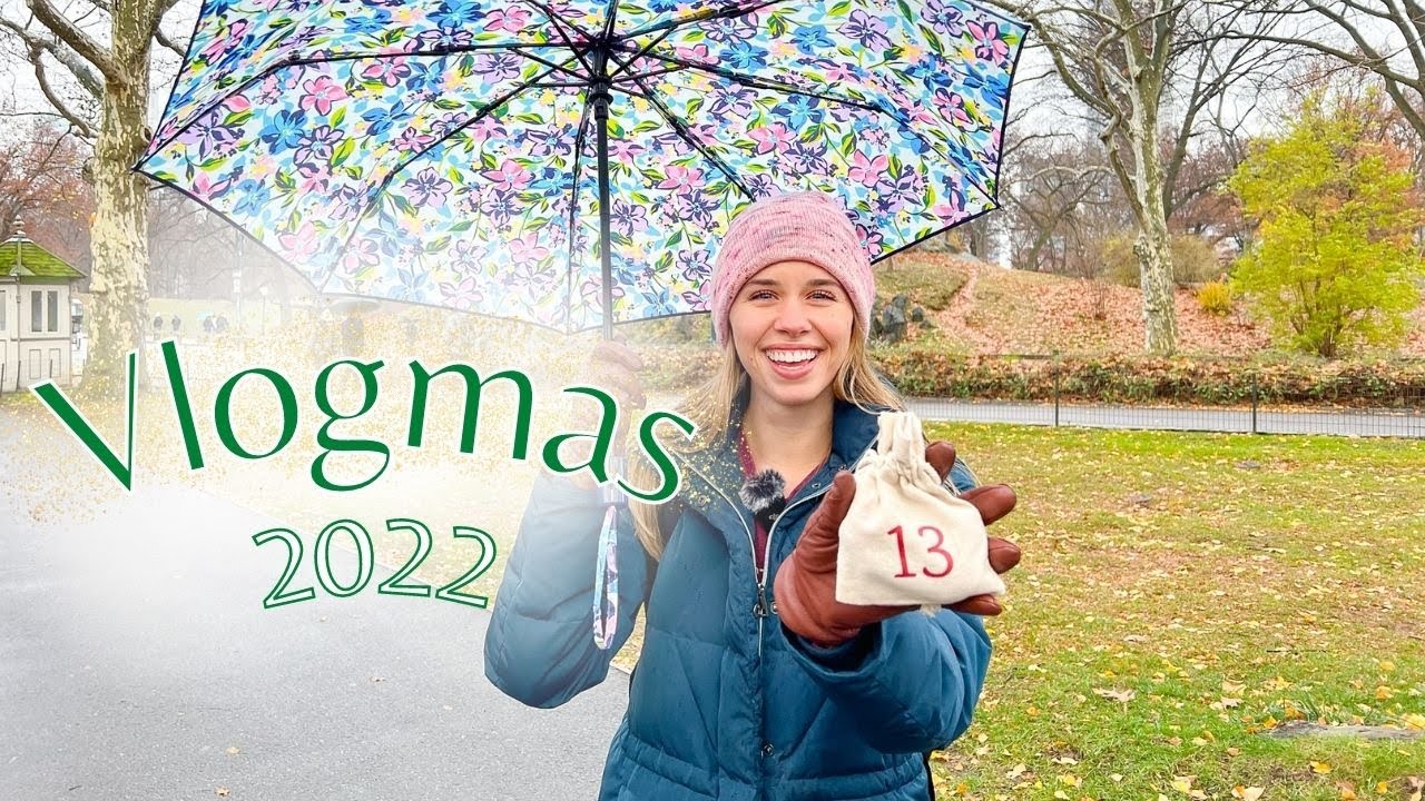 DAY 13 - Rainy Day in the City | Vlogmas 2022 | Knitty Natty - YouTube