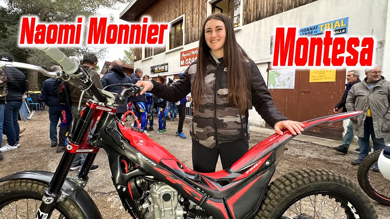 Rencontre Naomi Monnier avec sa nouvelle Montesa - YouTube