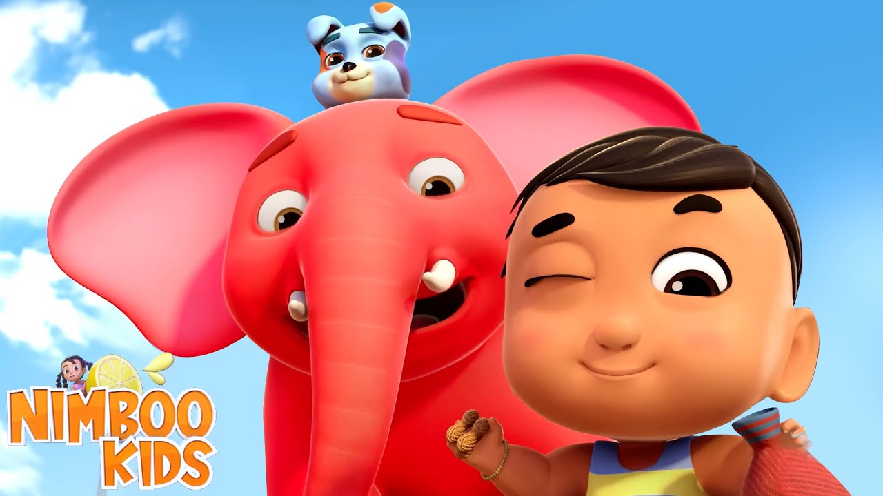 Mein Hathi Mein Hathi, मैं हाथी मैं हाथी, Hindi Children Songs and Kids ...