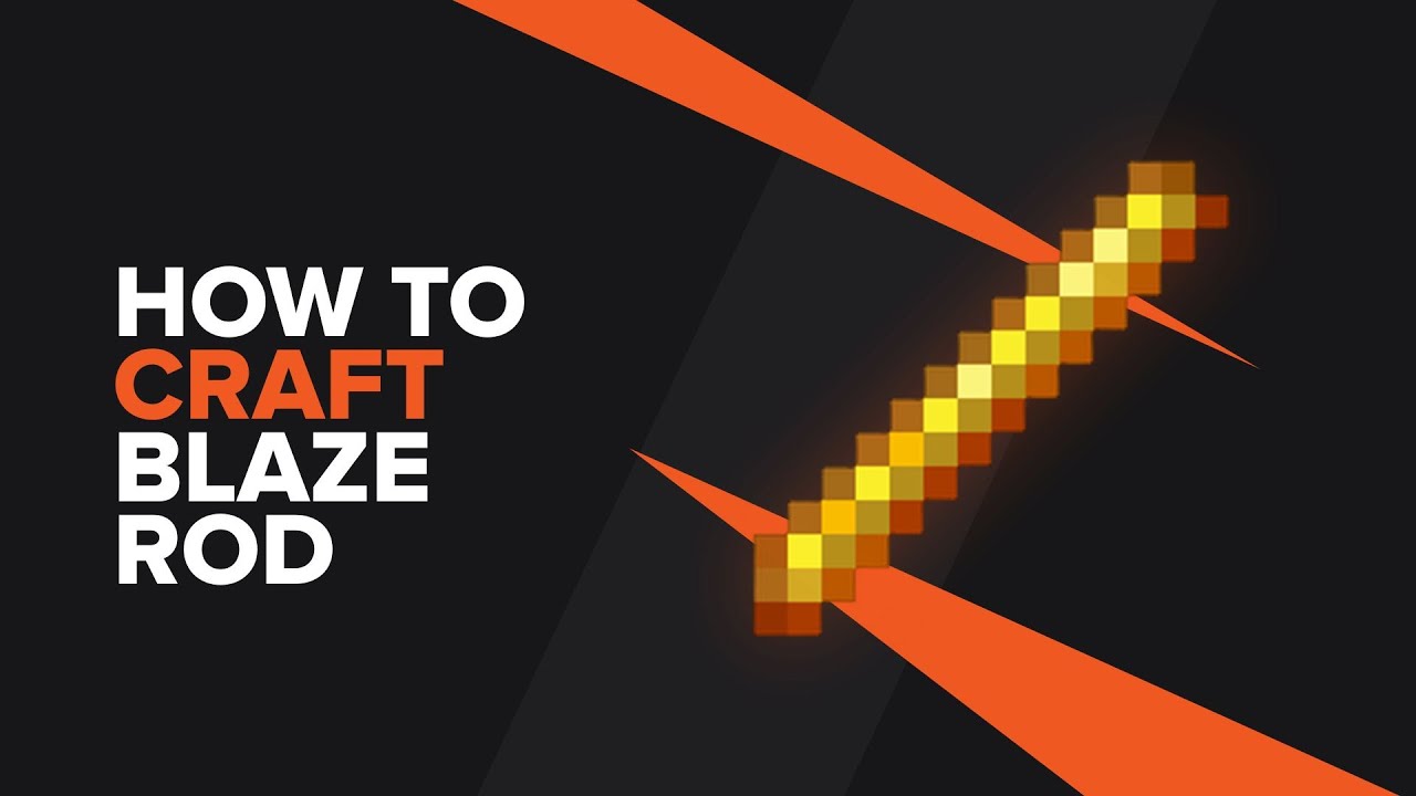 How to make a Blaze Rod in Minecraft - YouTube