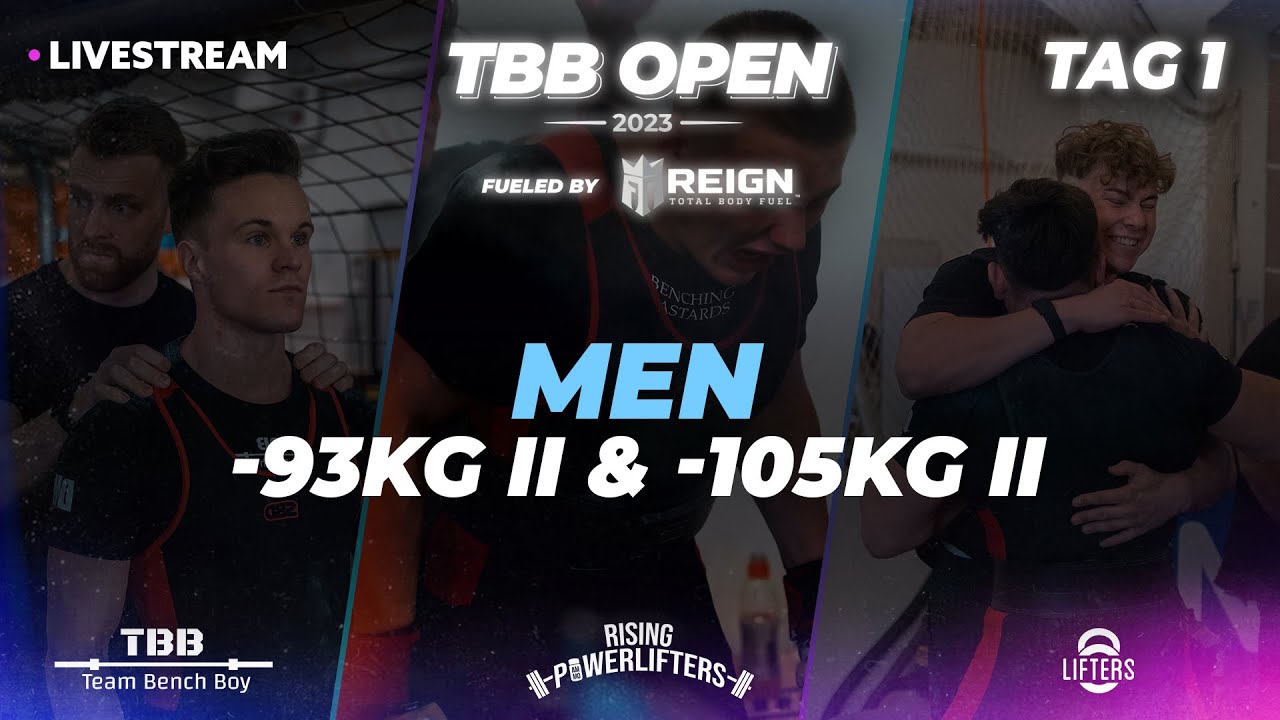 TBB OPEN 2023 | Men -93kg II & -105kg II - YouTube