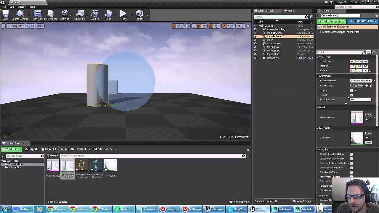 Unreal 4 Tutorial - Basics of Importing and Playing Animations - YouTube