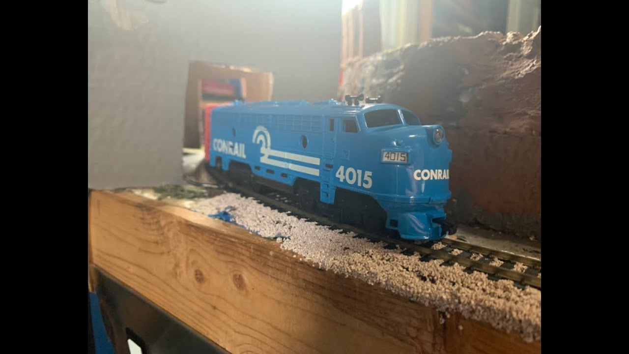 Vintage Tyco Conrail F9a Complete Restoration - YouTube