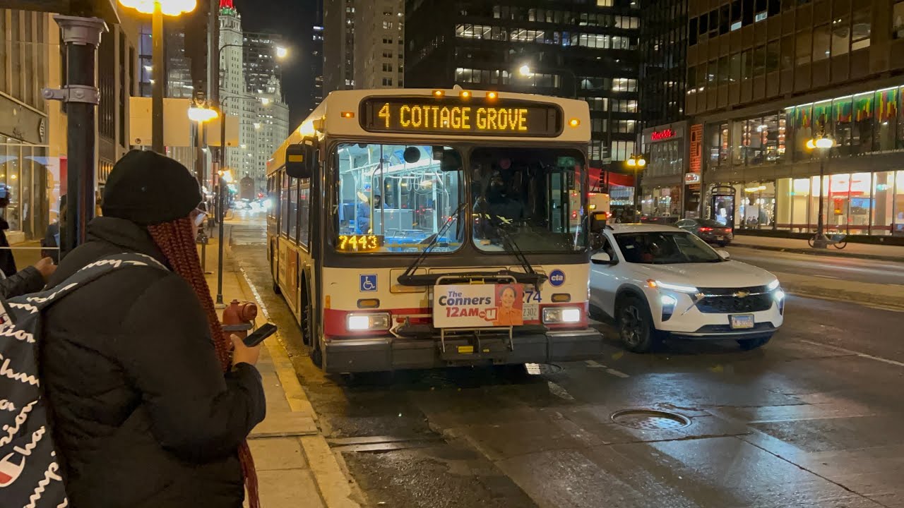 CTA Bus Ride 4 Cottage Grove From Lake/Randolph To 53rd Street CTA New ...