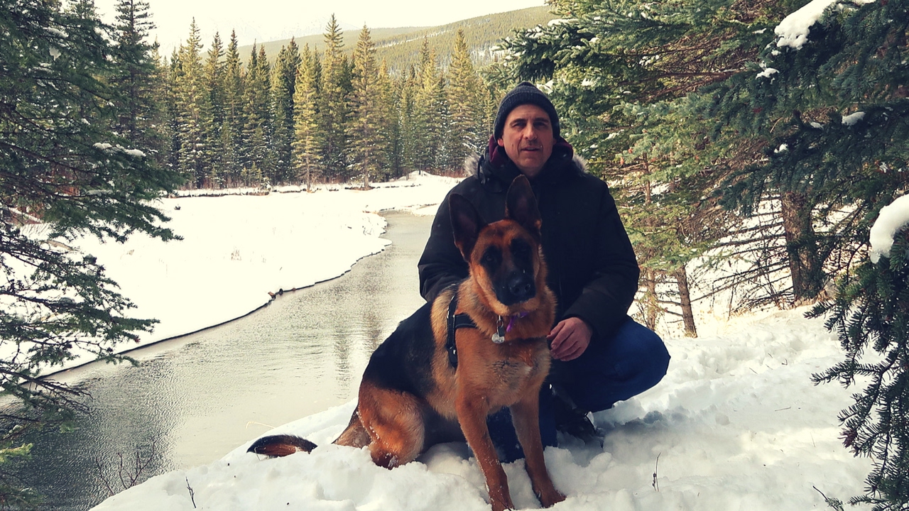 IN THE MOUNTAINS WITH GERMAN SHEPHERD - YouTube