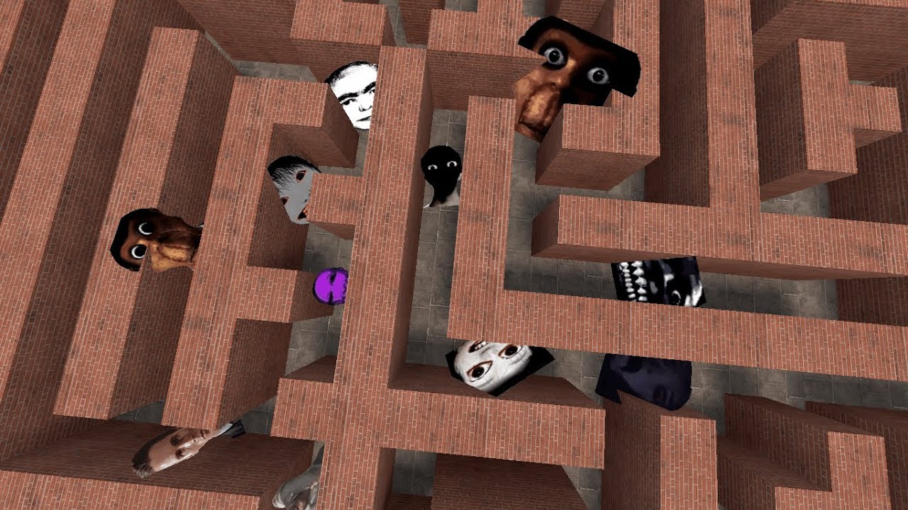 Nico's nextbots maze part 2 - YouTube