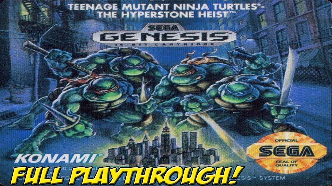 SEGA Genesis: TMNT Hyperstone Heist! Playthrough - YoVideogames - YouTube