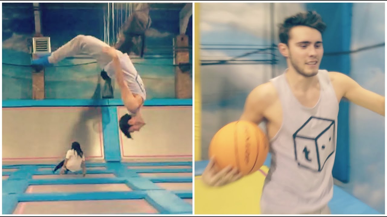 Trampoline Flips With Friends - YouTube