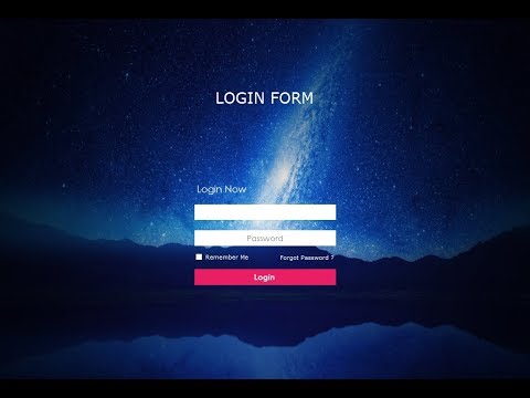 Best Login Form With Custom Controls-Flat Style Login Form || Esay To ...
