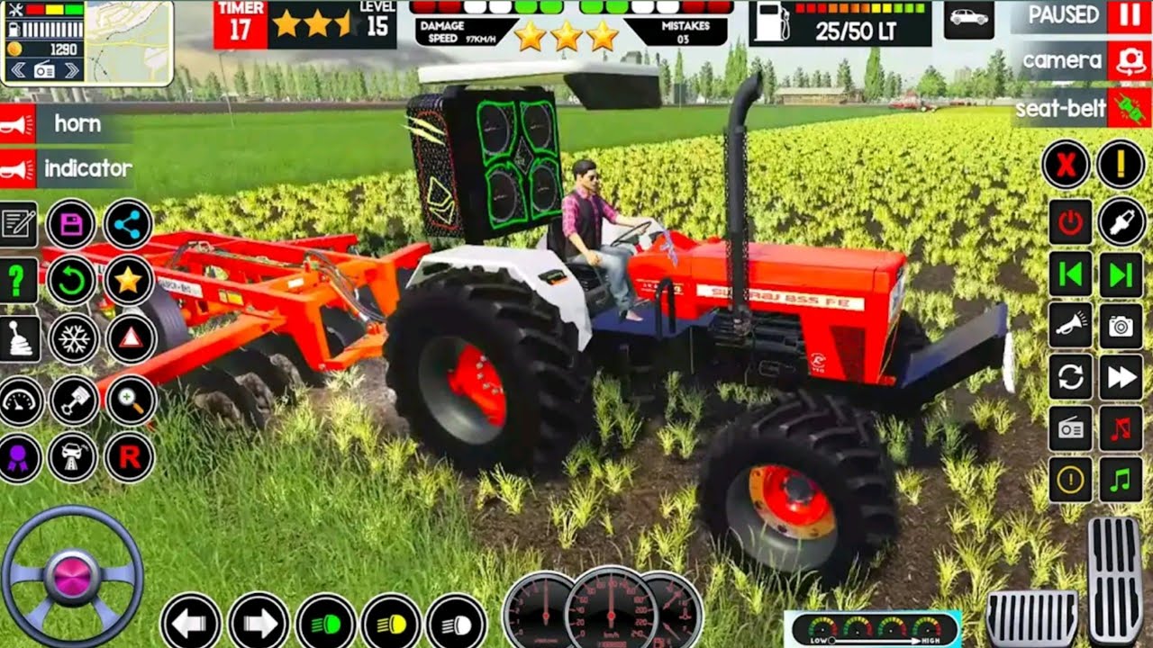 Real Tractor Farming Simulator 2024 Modern Tractor Driving - Android ...