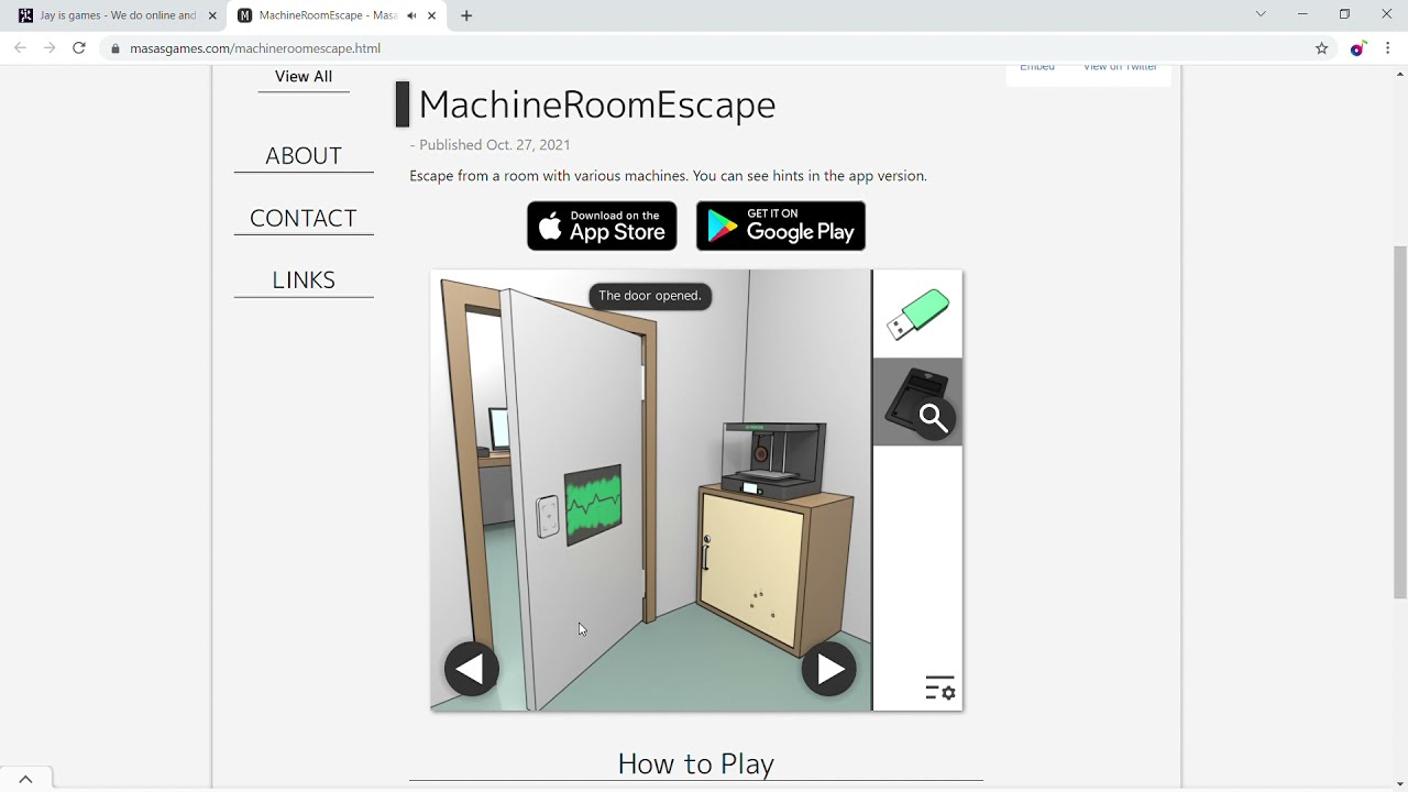 Machine Room Escape Full Walkthrough// Masa's Games - YouTube