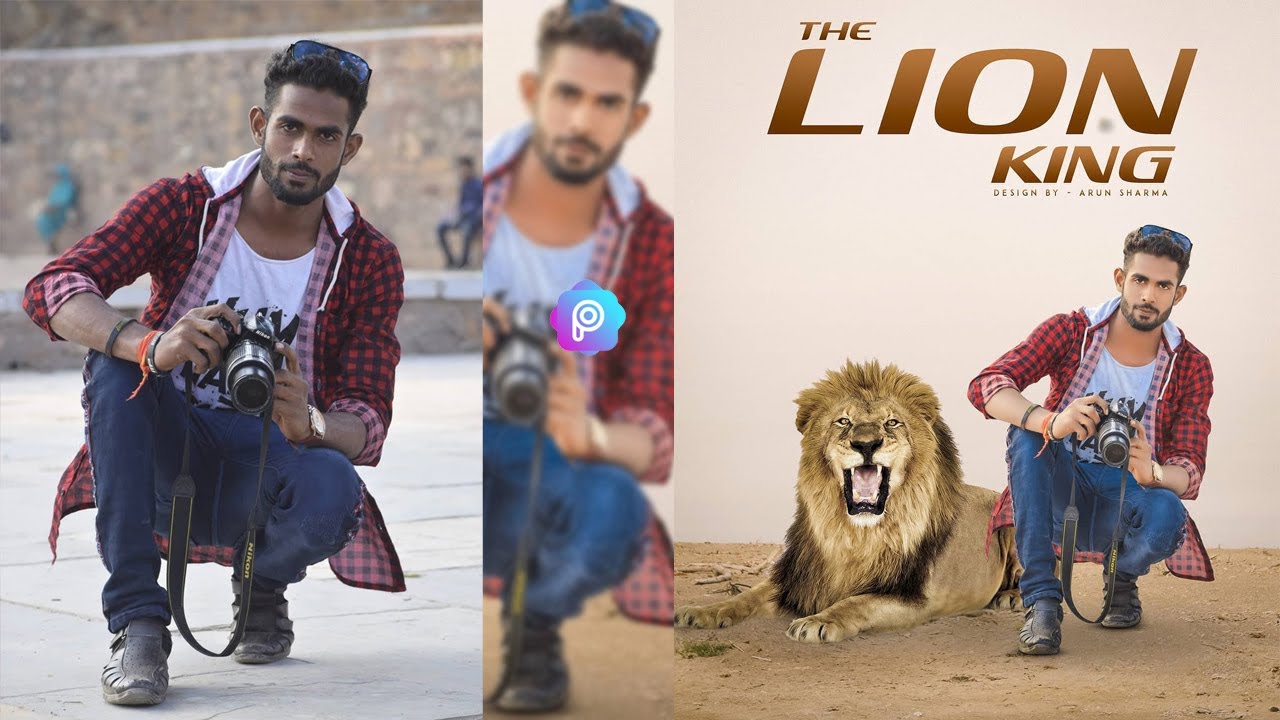 PicsArt Tiger Photo Editing Tutorial in Picsart Step by Step in Hindi ...