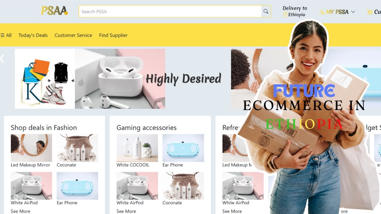 PSSA ECOMMERCE WEBSITE - YouTube
