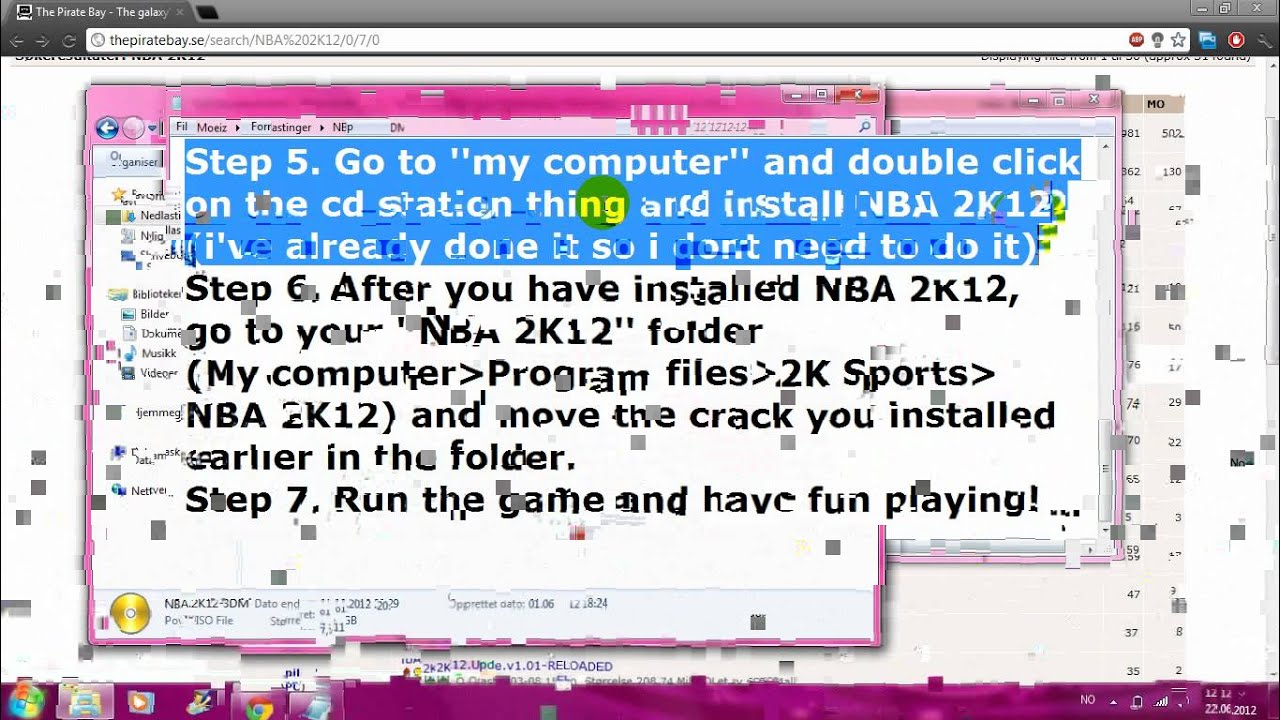 How to download and install NBA 2K12 on your pc! - YouTube