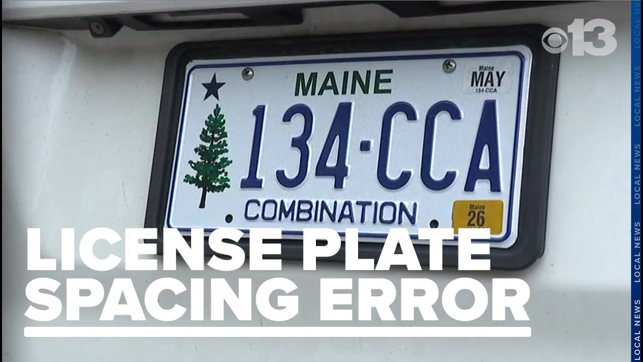 Thousands of pine tree license plates need to be replaced due to ...