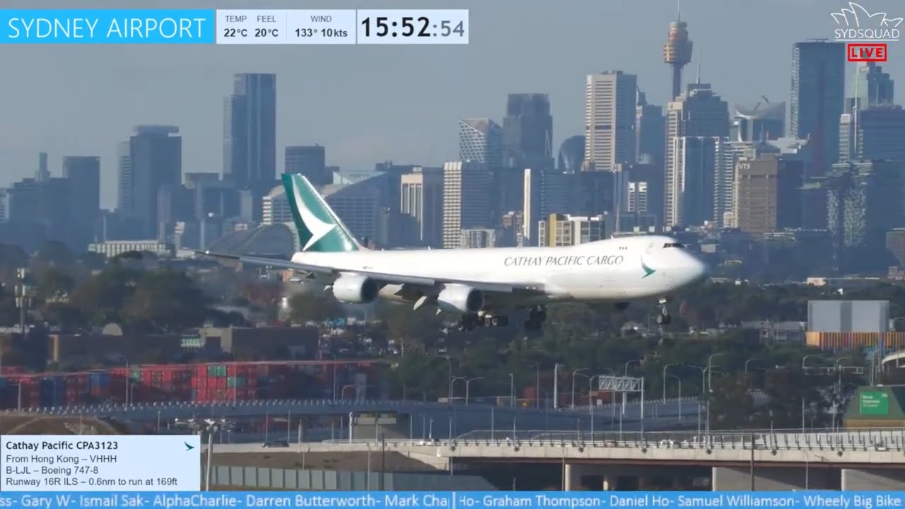 🔴 LIVE - SYDSQUAD - Plane Spotting @ Sydney Airport w/ Tim + ATC!🔴 ...