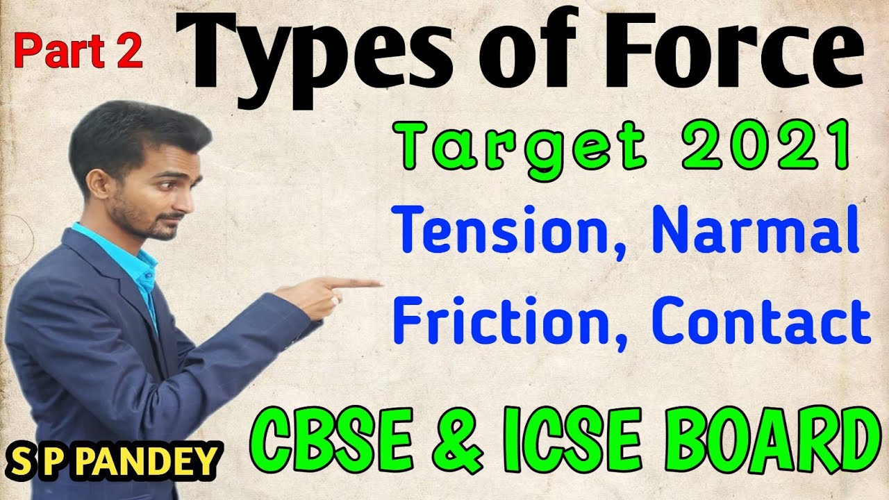 types of force part 2, tension force, normal force, friction force ...
