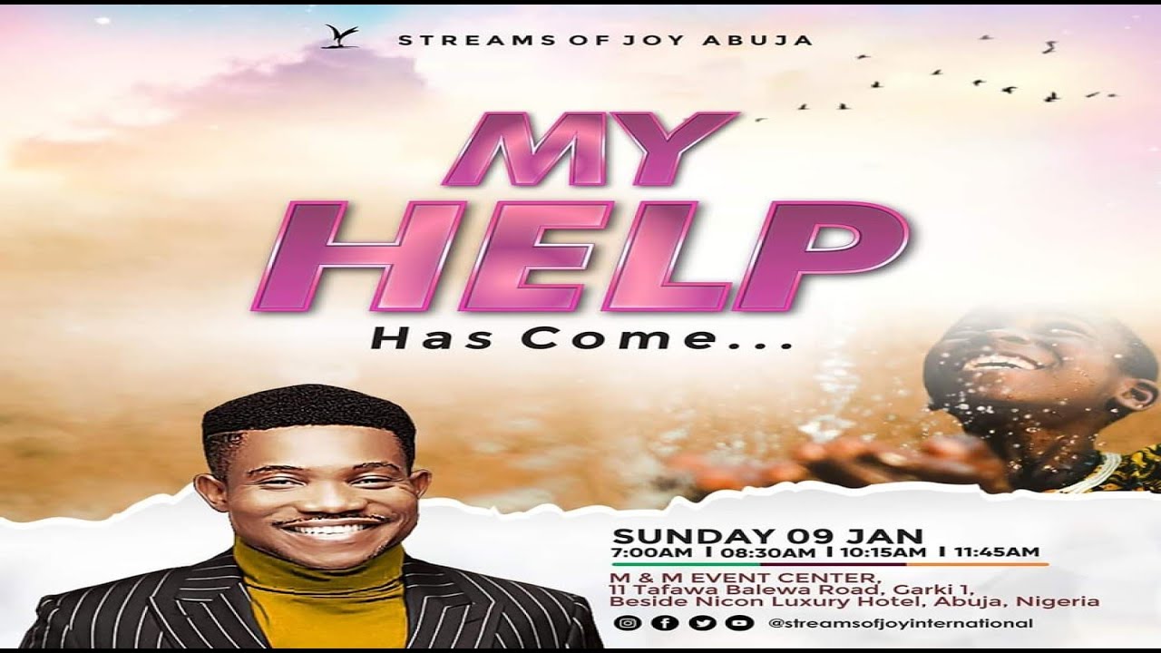 MY HELP HAS COME SERVICE - 9th January 2022 - YouTube