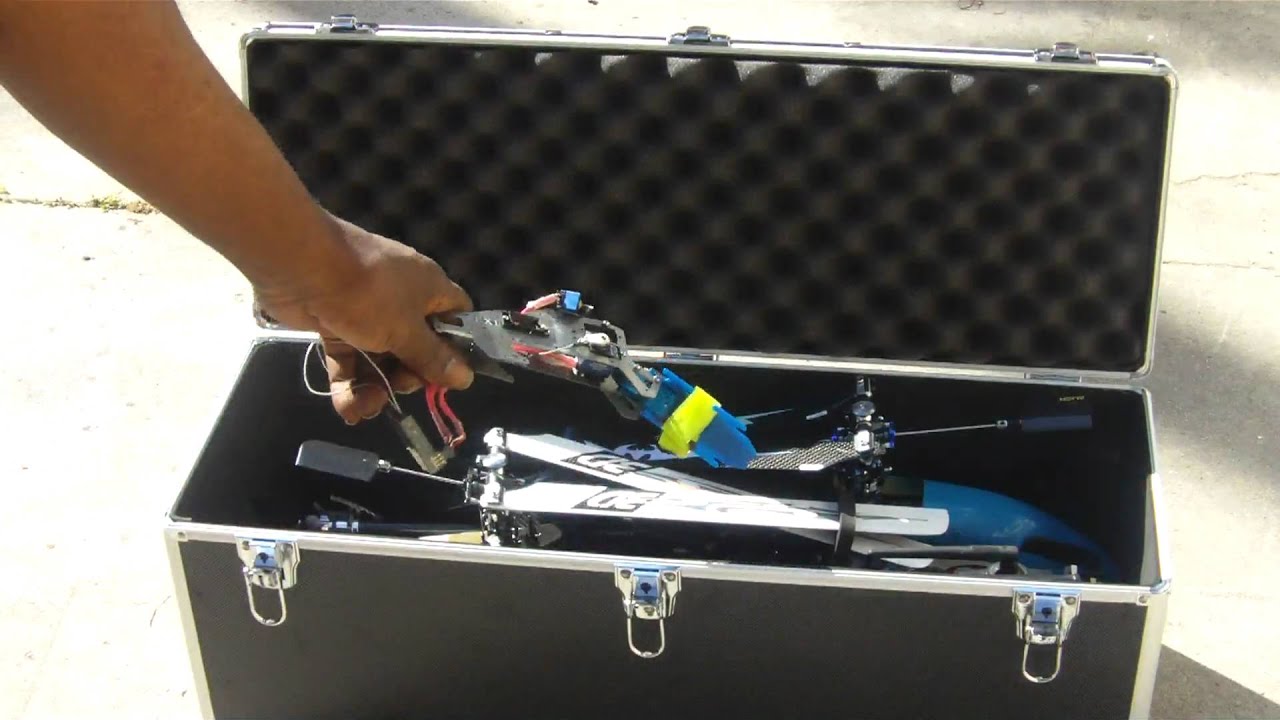 xheli exi 450 case review by =wc= trex clone. - YouTube