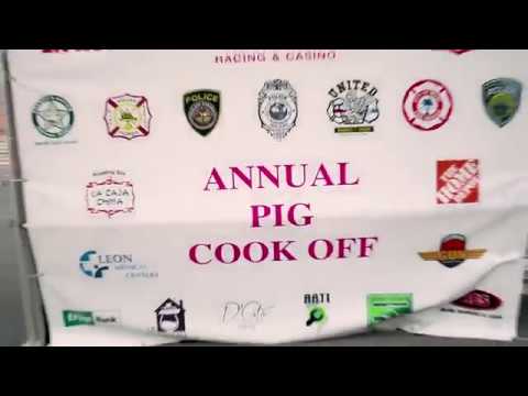 3rd Annual Police & Fire "Pig Cook Off" At Hialeah Park! - YouTube